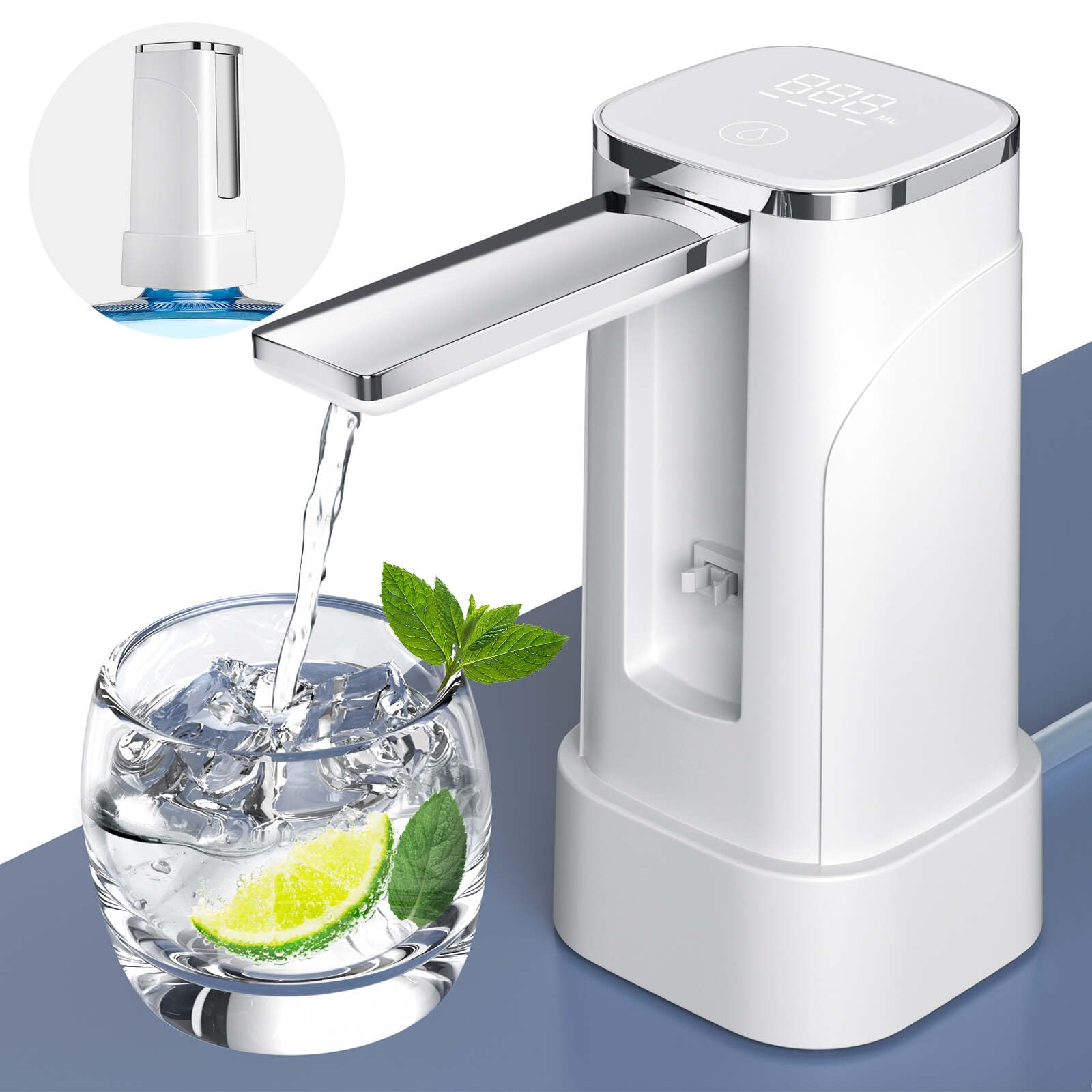 Snapklik.com : Dual-use Desktop Water Bottle Dispenser And Foldable ...