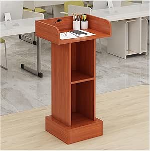 JDSHFEN Lectern Podium Stand,Lightweight Lecterns Particle Board ...