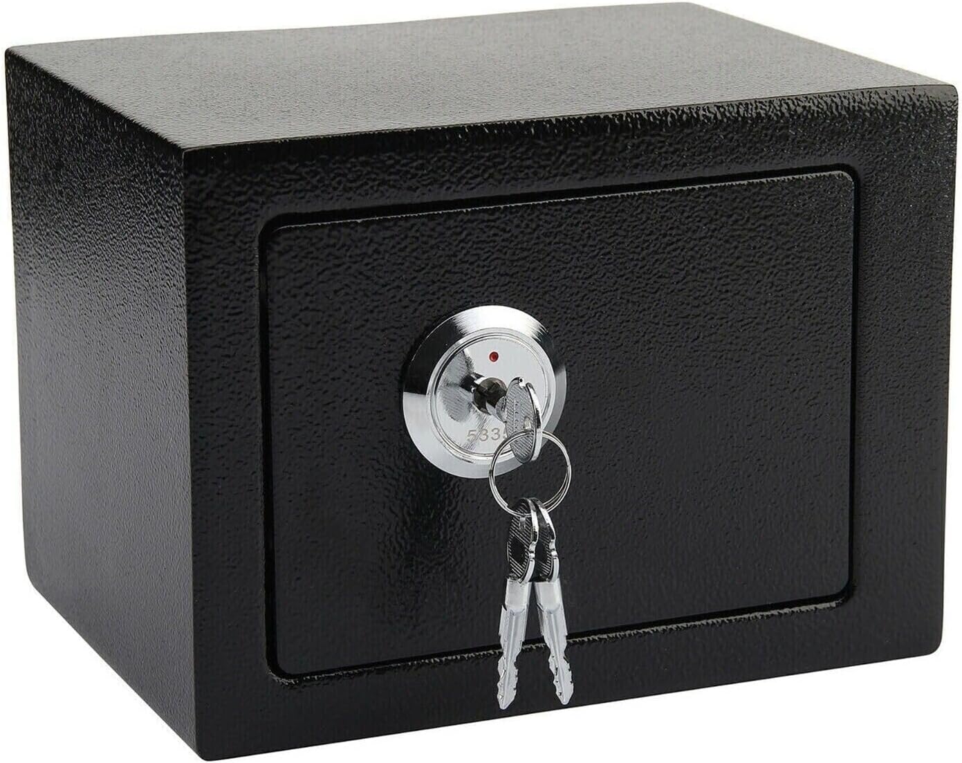 6.4 L Steel Safe Box, Wall Safe Document and Money Cabinet With Keys ...