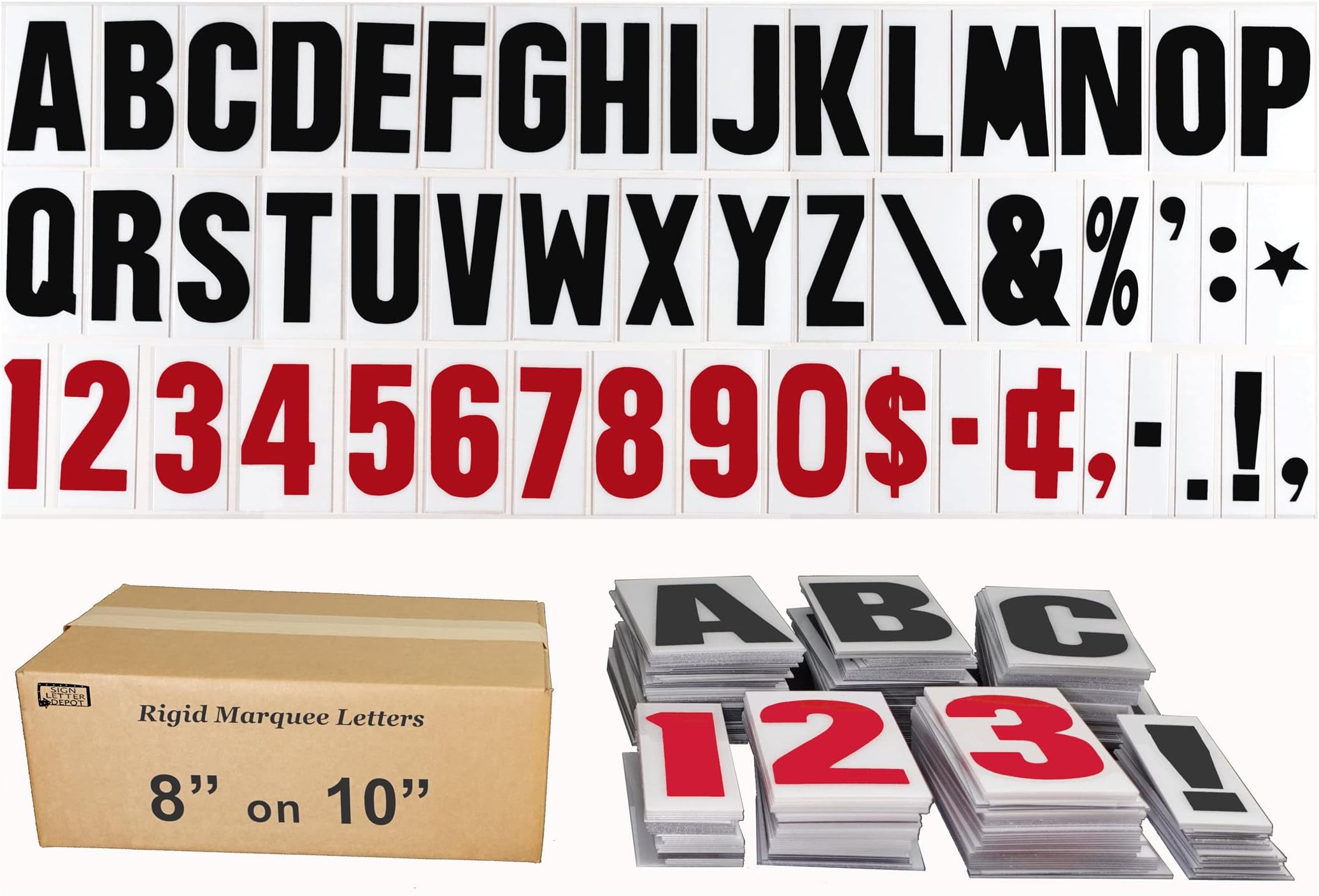Amazon.com : 8” on 10 inch Marquee Sign Letters for Outdoor Signs, the ...