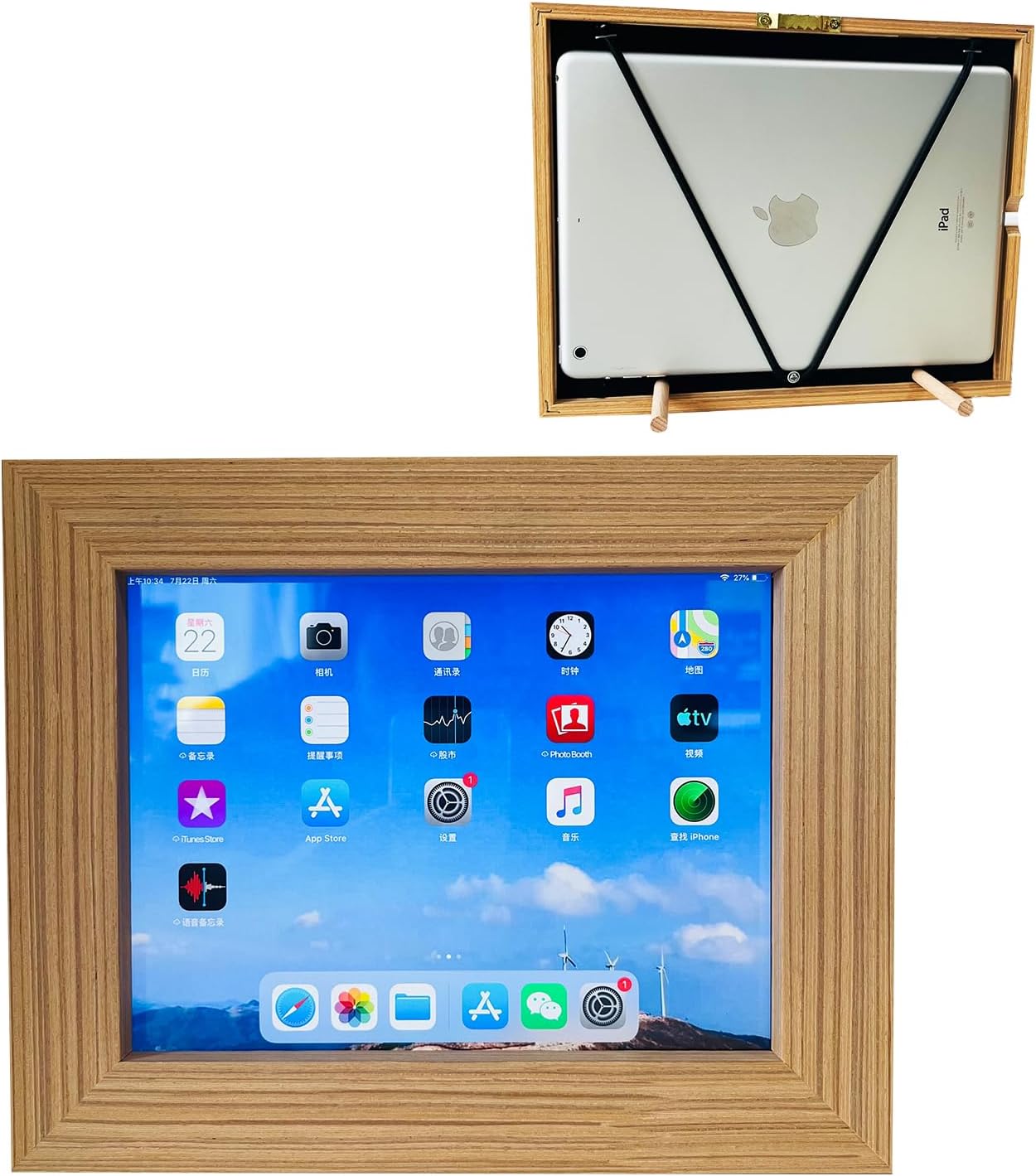 Amazon.co.jp: iPad Frame iPad Picture Frame Tablet Display Mount Frame ...