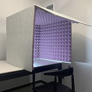 Amazon.com - Desktop Soundproof Cover, Foldable Vocal Recording Booth ...