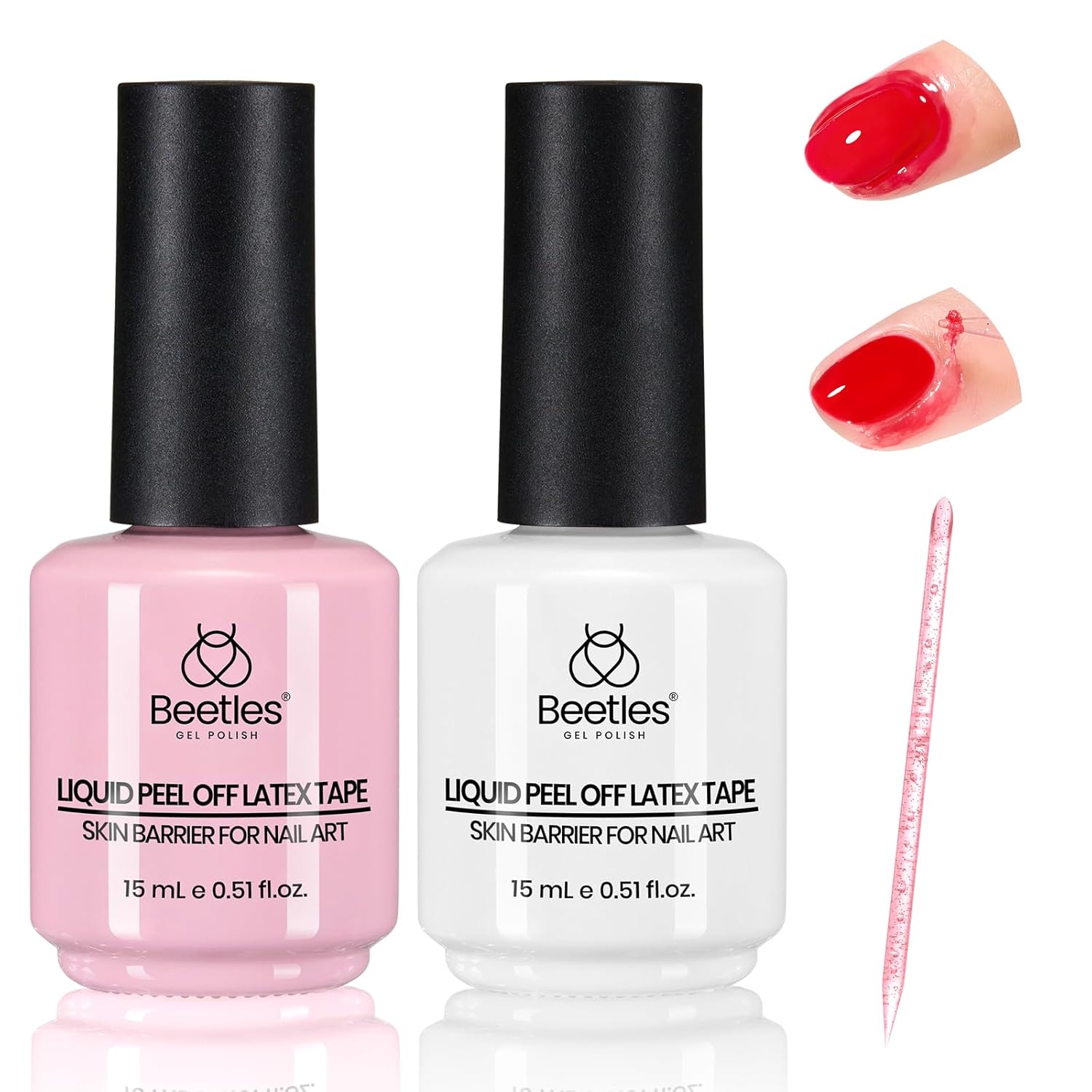 Amazon.com: beetles Liquid Latex for Nails 30ml Latex Liquid Nail Peel ...