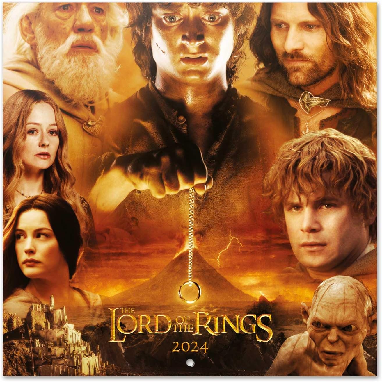 Grupo Erik Calendar 2024 Wall Calendar 2024 - The Lord of the Rings ...