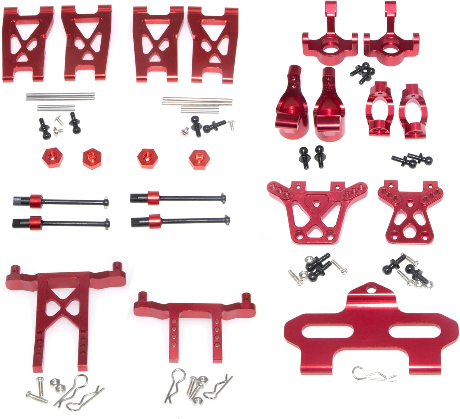 Amazon.com: Upgrade Kit Aluminum Alloy Metal for Traxxas 1/18 LaTrax ...