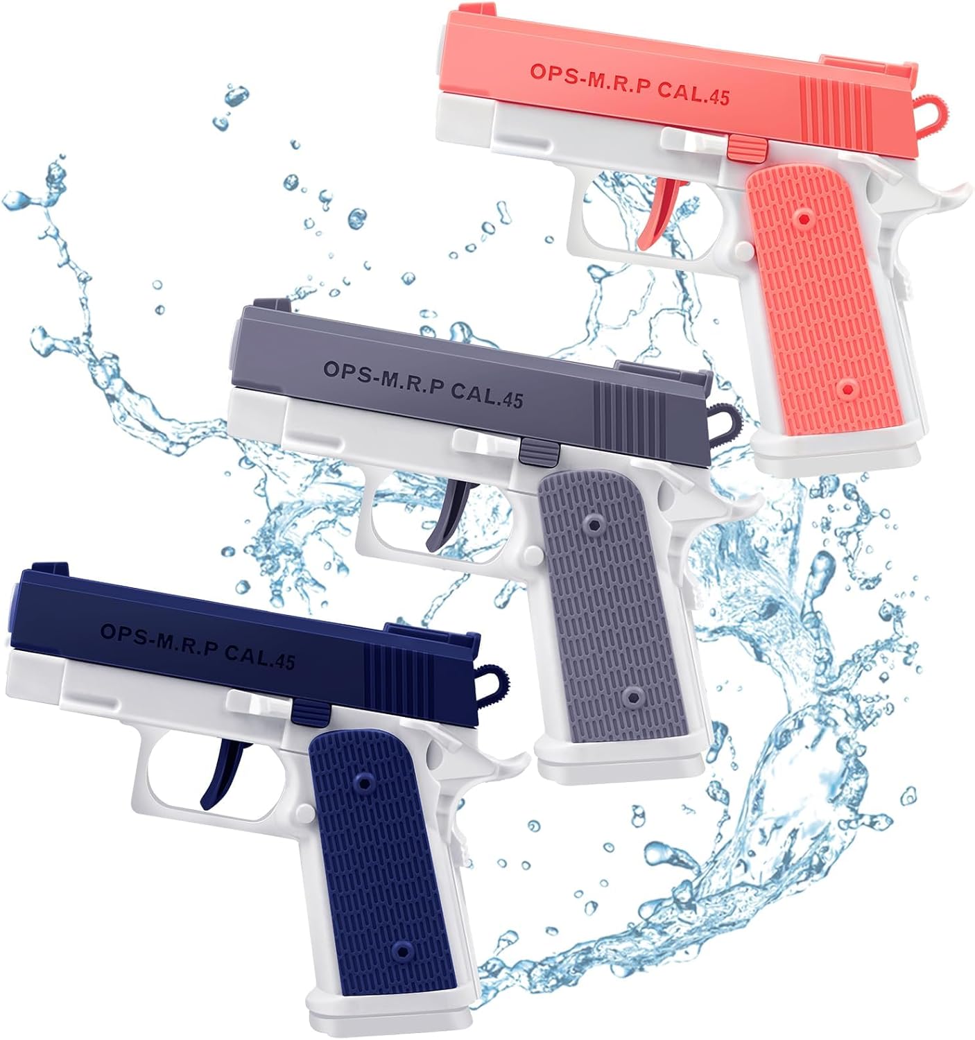 SANZEZ COOLive Squirt Guns, 3-Pack Water Guns for Kids, 100Cc Small ...