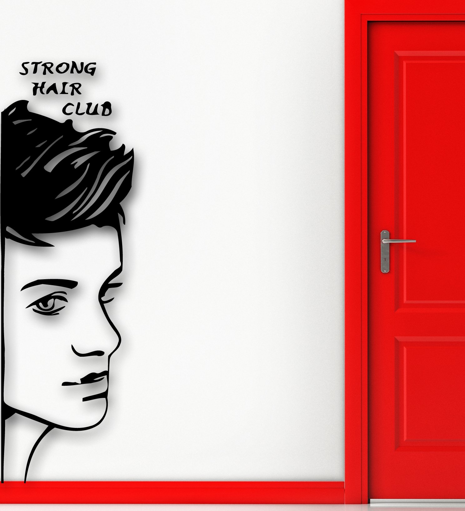 Amazon.com: Wall Stickers Vinyl Decal Strong Hair Club Spa Salon ...