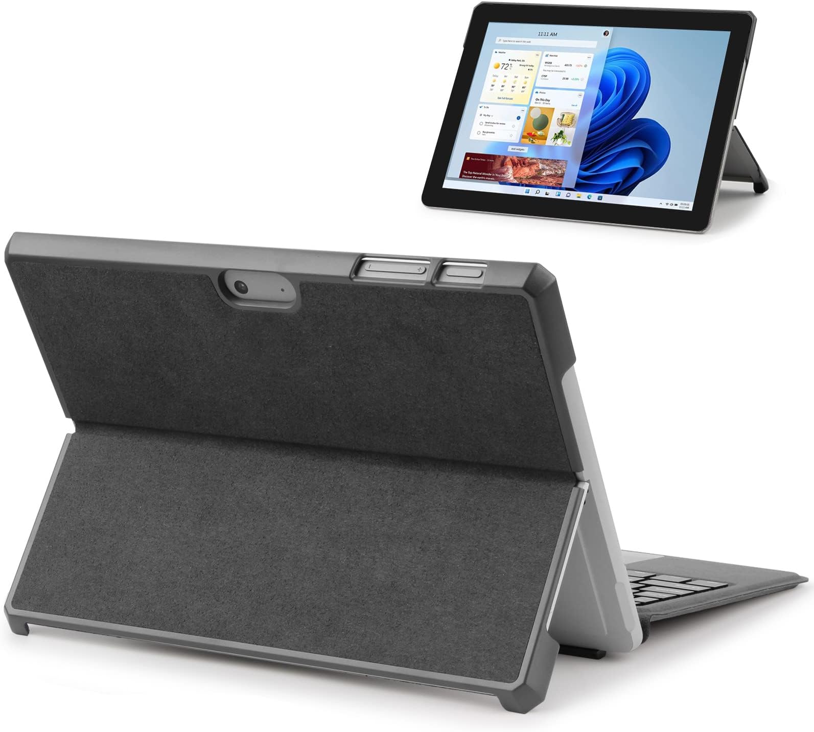 Qcoswa Funda delgada y ligera para Microsoft Surface Go 3 2021 / Surface Go 2 2020 / Surface Go ...