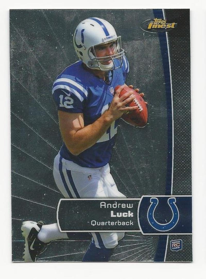 Amazon.com: 2012 Topps Finest Andrew Luck #110 NM Near Mint RC Rookie ...