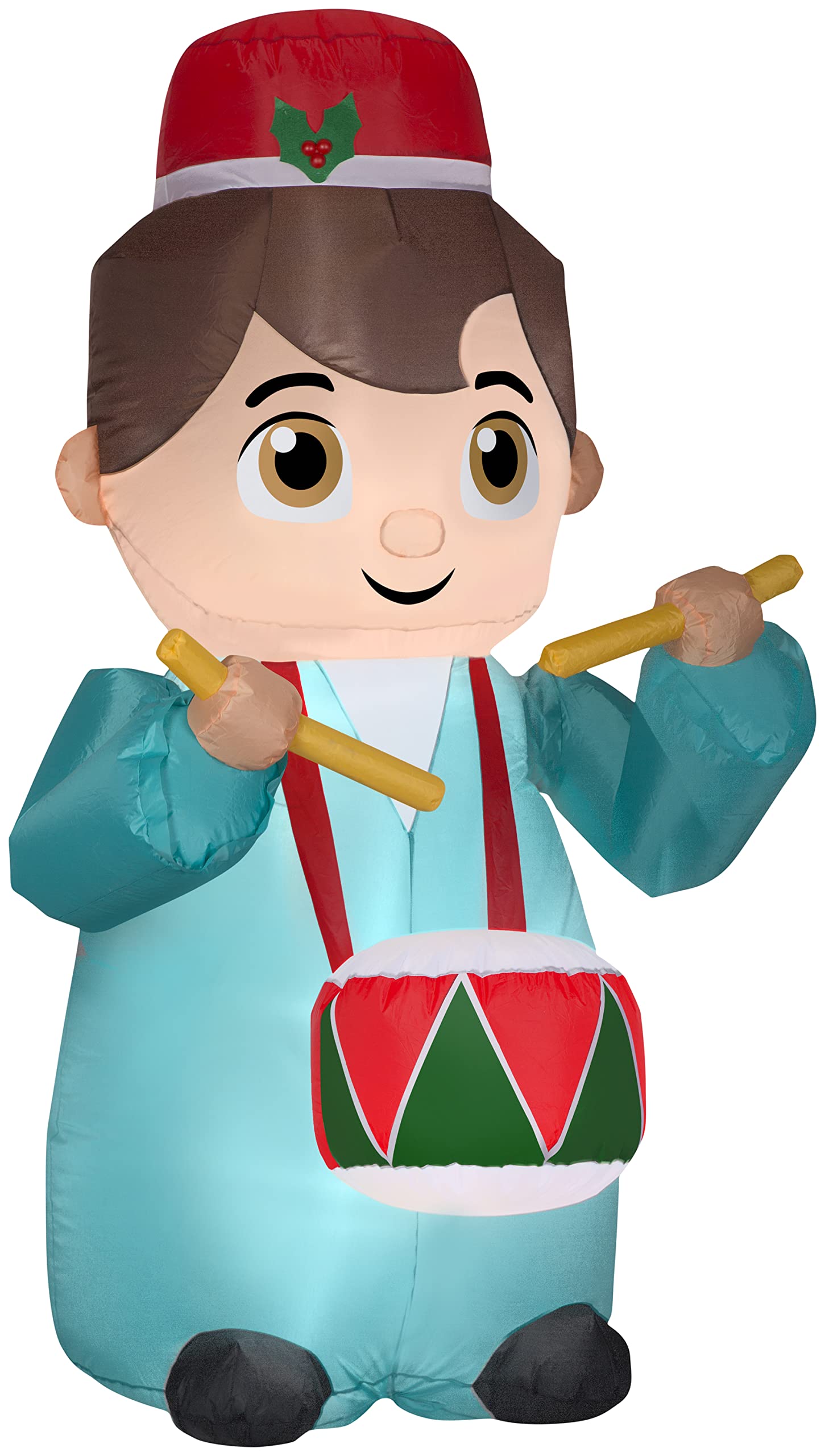 Amazon.com: Gemmy Animated Christmas Airblown Inflatable Drummer, 6 ft ...