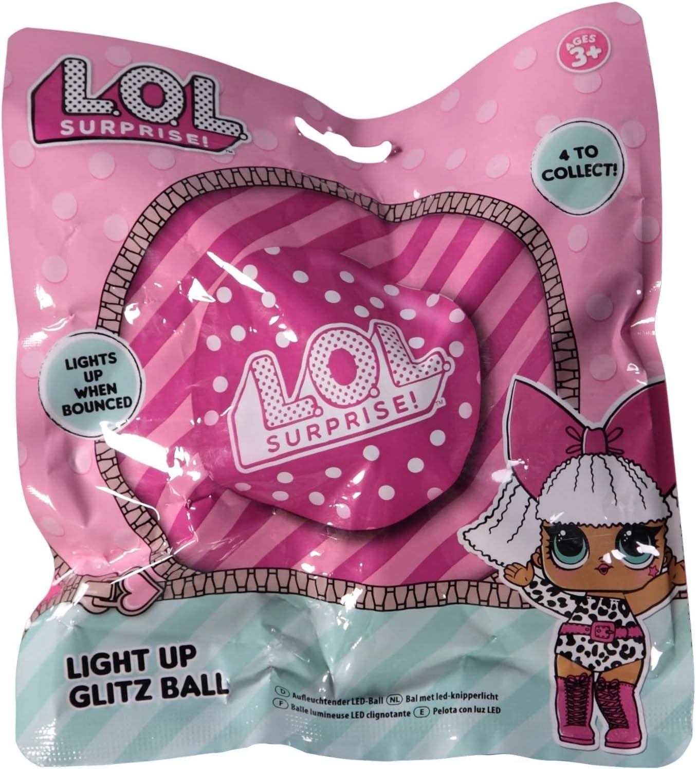 RMS L.O.L. Surprise LOL Light Up Glitz Ball-Assorted, Varies : Amazon ...