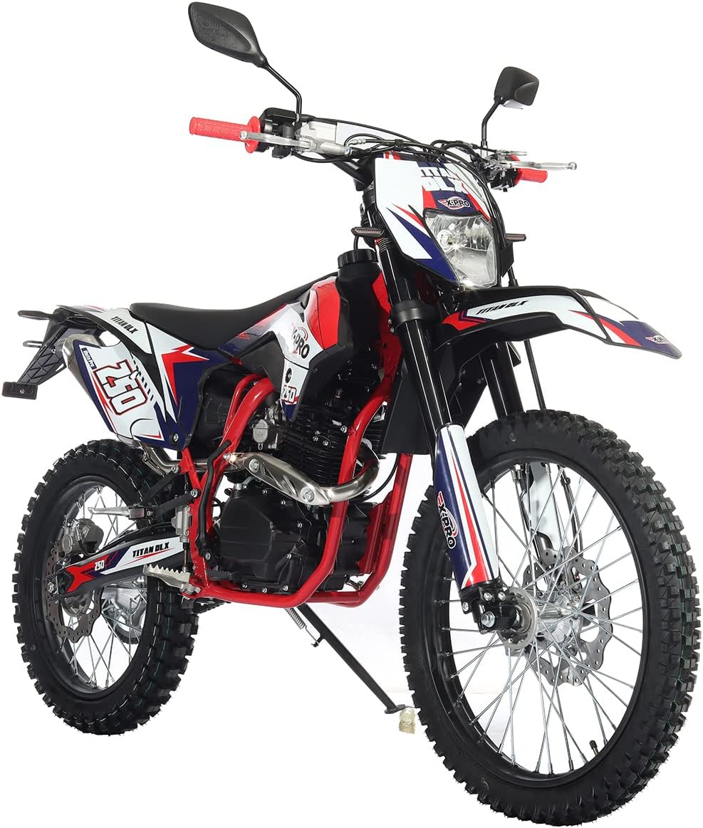 Amazon.com: X-PRO 250cc Dirt Bike Pit Bike Adult Dirtbike 250cc ...