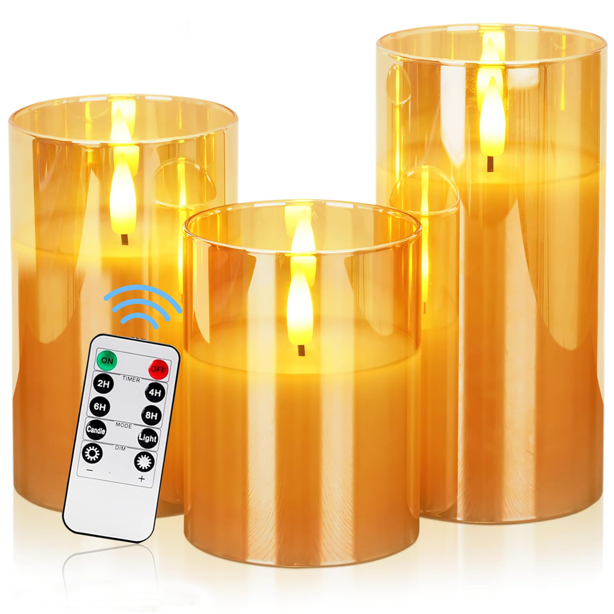 Velas Led, Velas Con Control Remoto De 10 Teclas, Veladora Electrica ...
