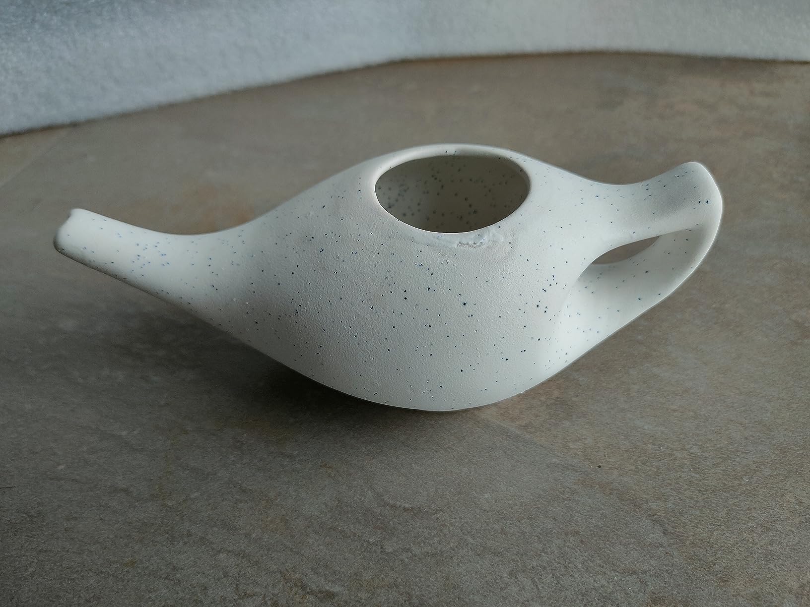 Leak Proof Durable Porcelain Ceramic Neti Pot 220 ML for Natural Nasal ...