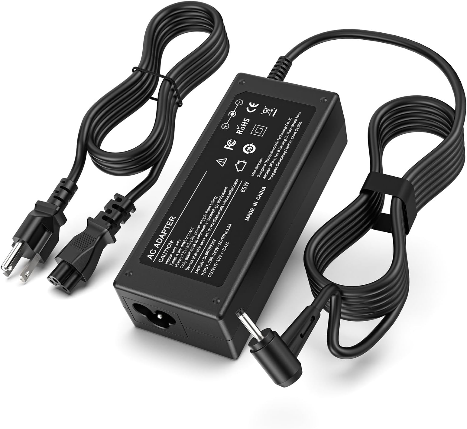 Amazon.com: 65W Chromebook Charger Compatible with Acer Laptop Charger ...