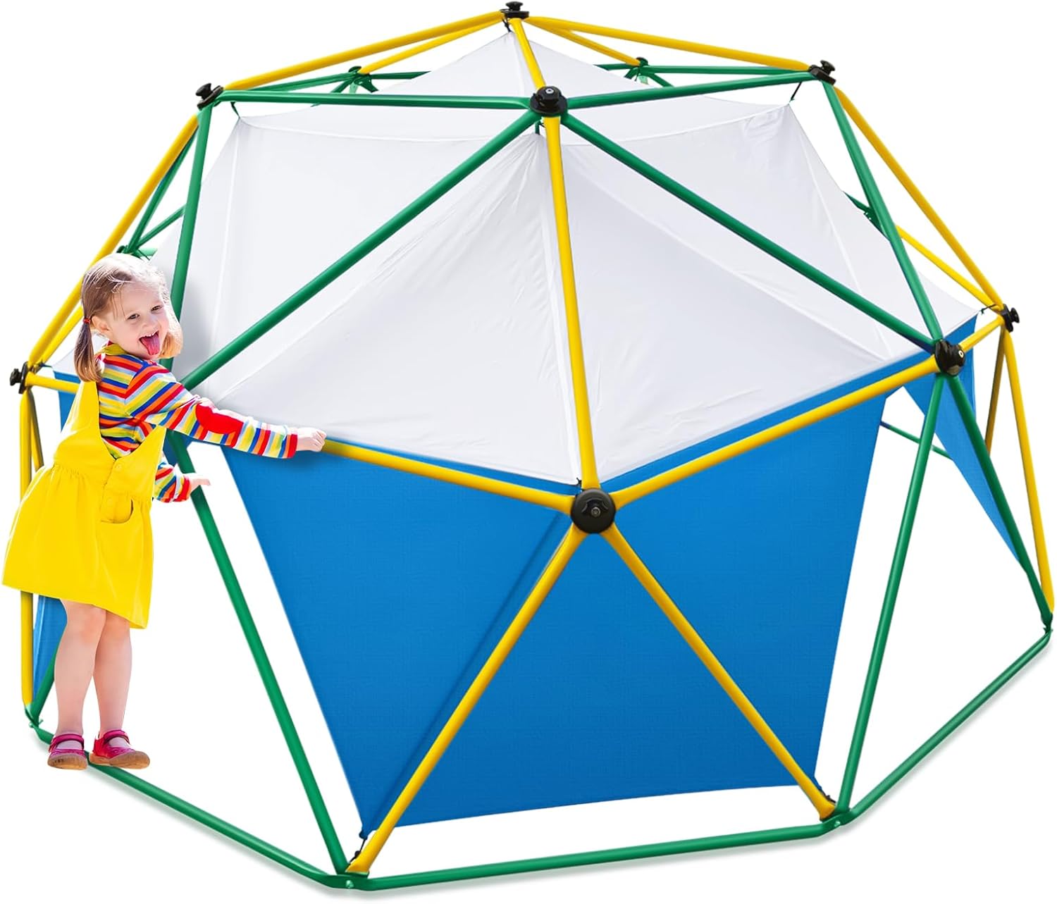 Wovnet 10 ft Dome Climber Canopy with New Opening Design Climbing Dome ...