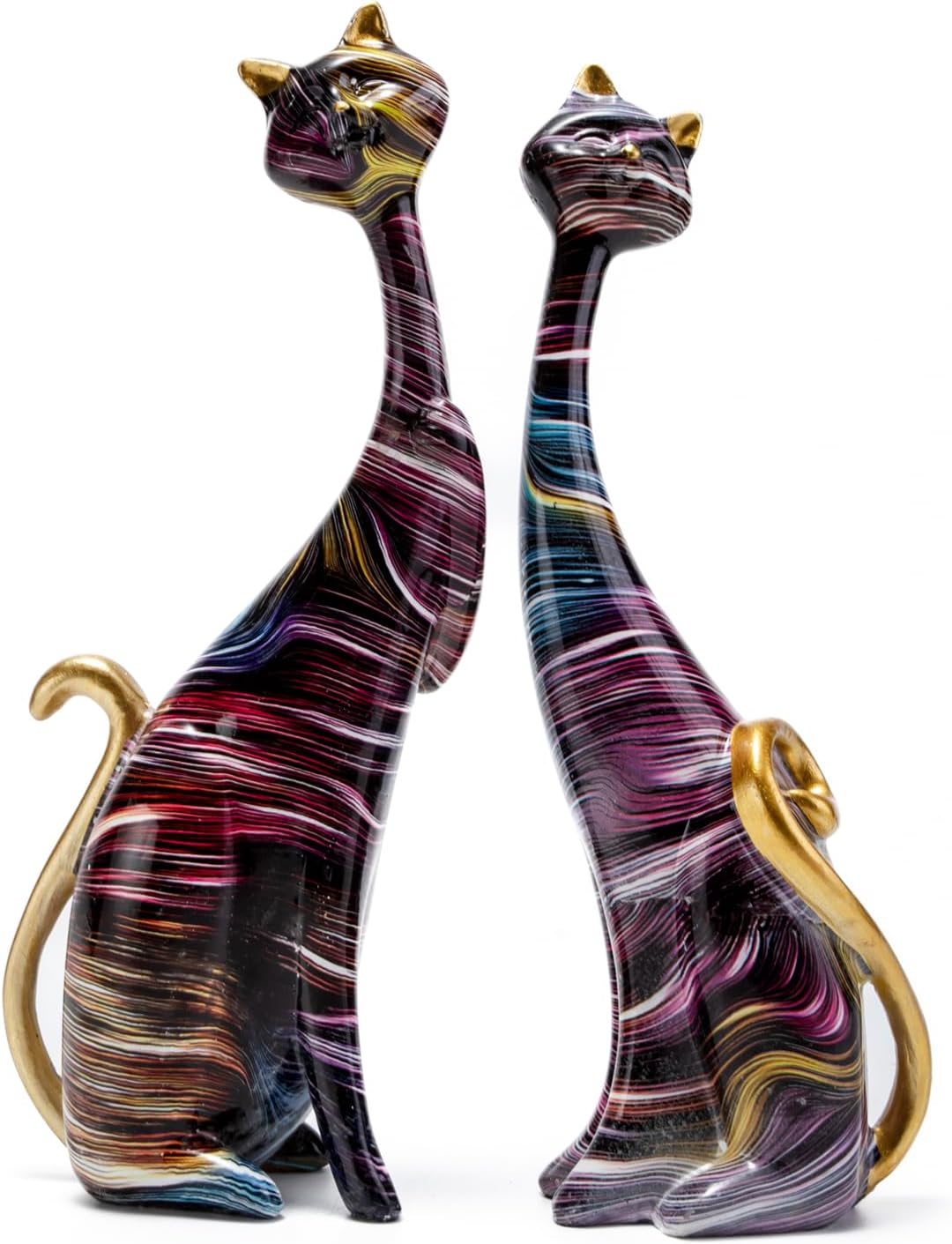 Amazon.com: Kenneth Schilling Colorful Hand Painted, Hydro Dipped Resin ...