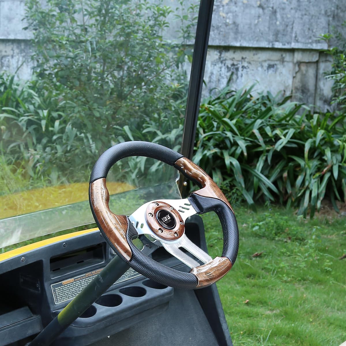 Snapklik.com : 10L0L Golf Cart Steering Wheel, Universal Design Fit For ...
