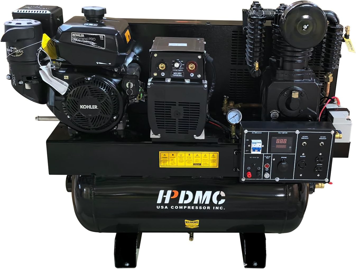 Amazon.com: HPDMC 14HP 180PSI Gas Powered Air Compressor & 6000W ...