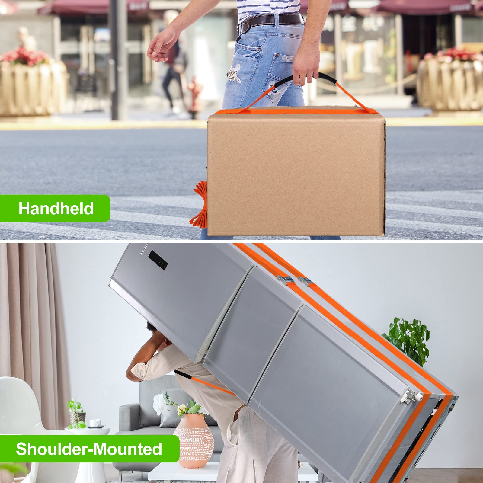 Snapklik.com : Appliances Lifting And Moving Straps For One PersonHeavy ...