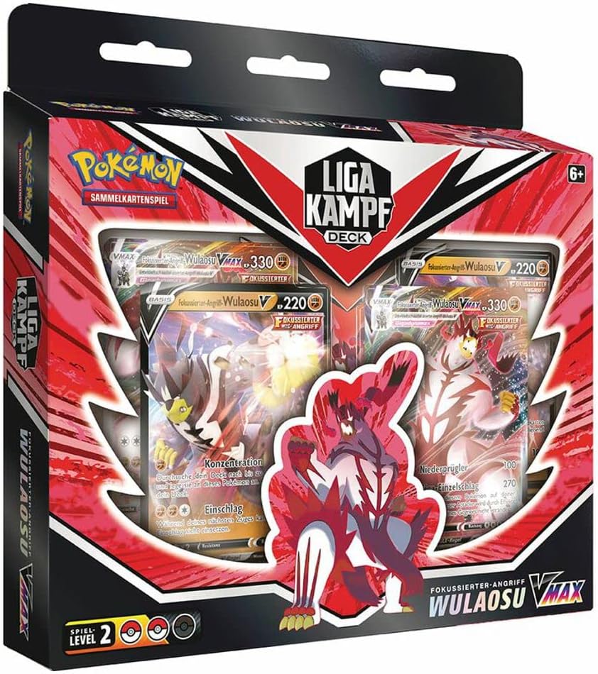 Pokemon Wulaosu-VMAX | Fokussierter Angriff | Liga-Kampf-Deck ...