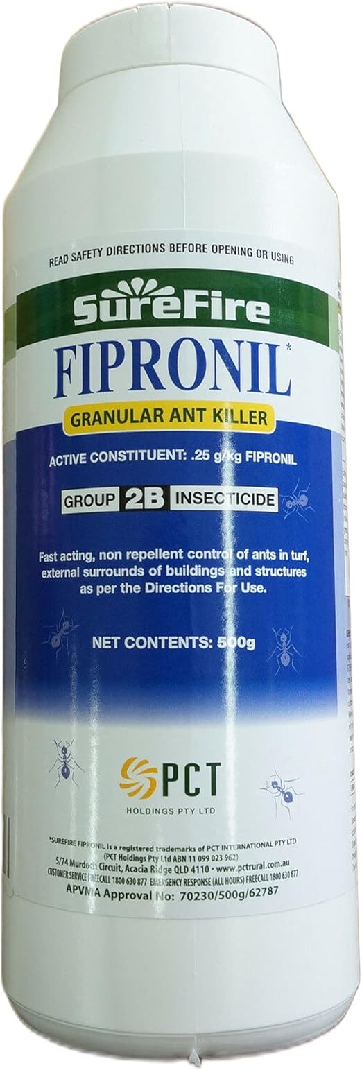 SureFire Fipronil Granular Pesticide Ant Killer 500 g : Amazon.com.au: Garden