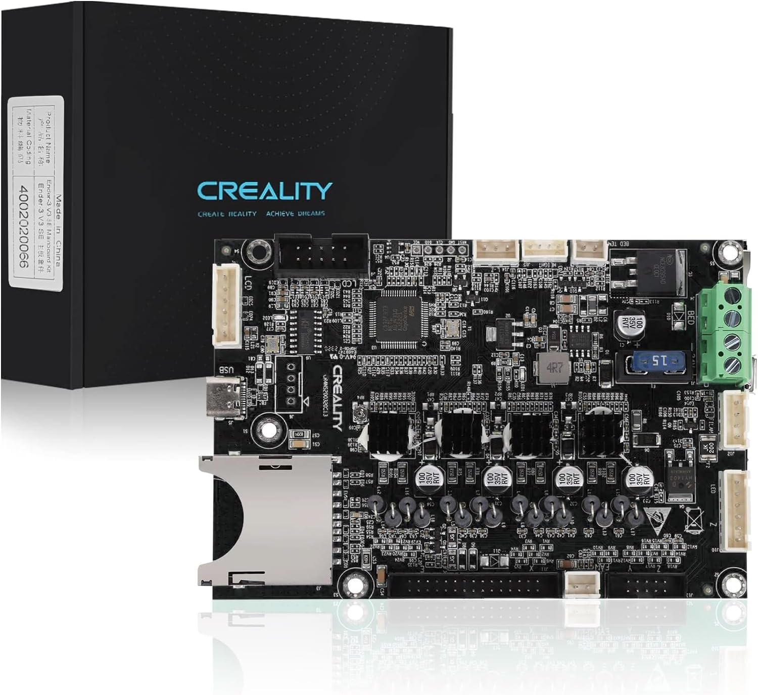 Amazon.com: Official Creality 3D Printer Upgraded 32 Bit Original Ender ...