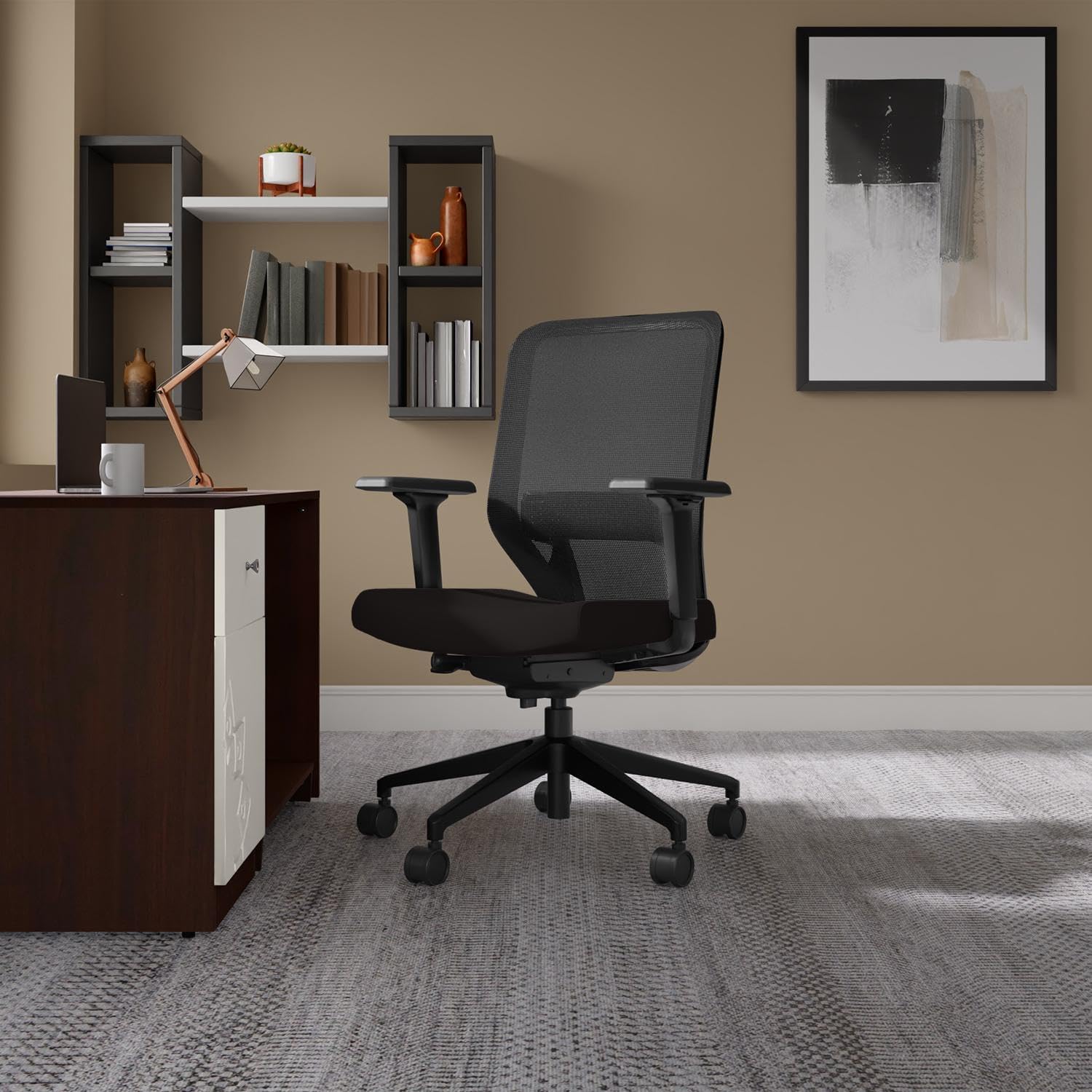 GODREJ INTERIO Greta 2.0 Mesh Wide Back Ergonomic Office Chair/Study ...