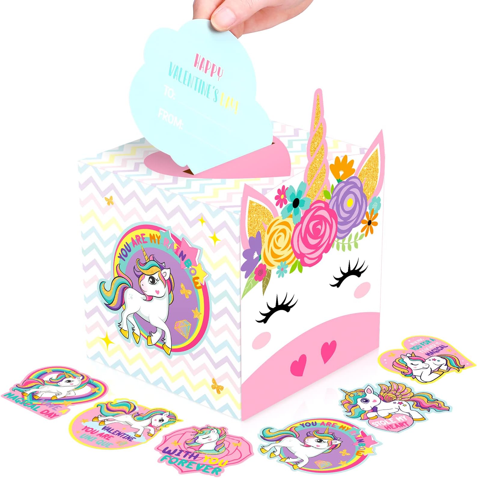 Amazon.com: Zonon 36 Pieces Valentine's Day Cards for Kids, Dinosaur ...