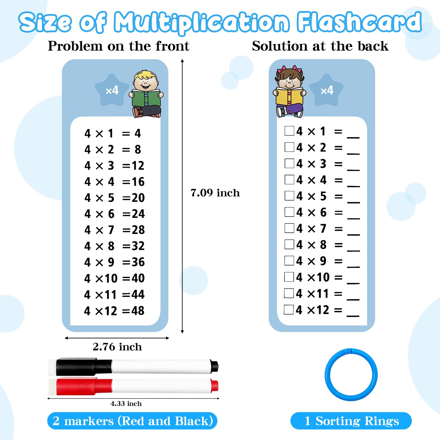 Snapklik.com : 1-12 Multiplication Flash Cards, Large Math Table ...
