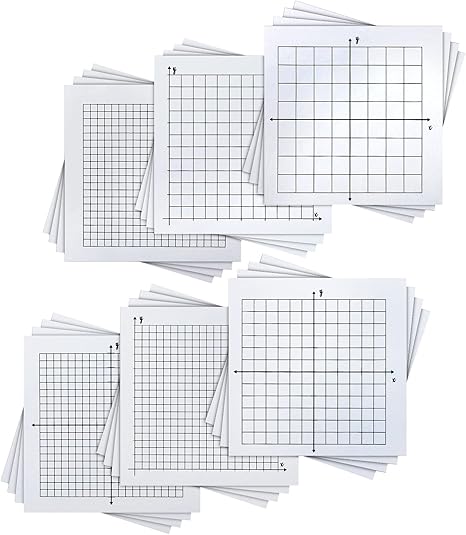 Amazon.com : Zonon 24 Pack Graph Paper Sticky Note Pads 6 Designs 600 ...