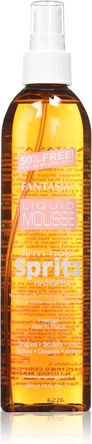 Fantasia Liquid Mousse Spritz Hair Spray Firm Hold 355 ml : Amazon.co ...