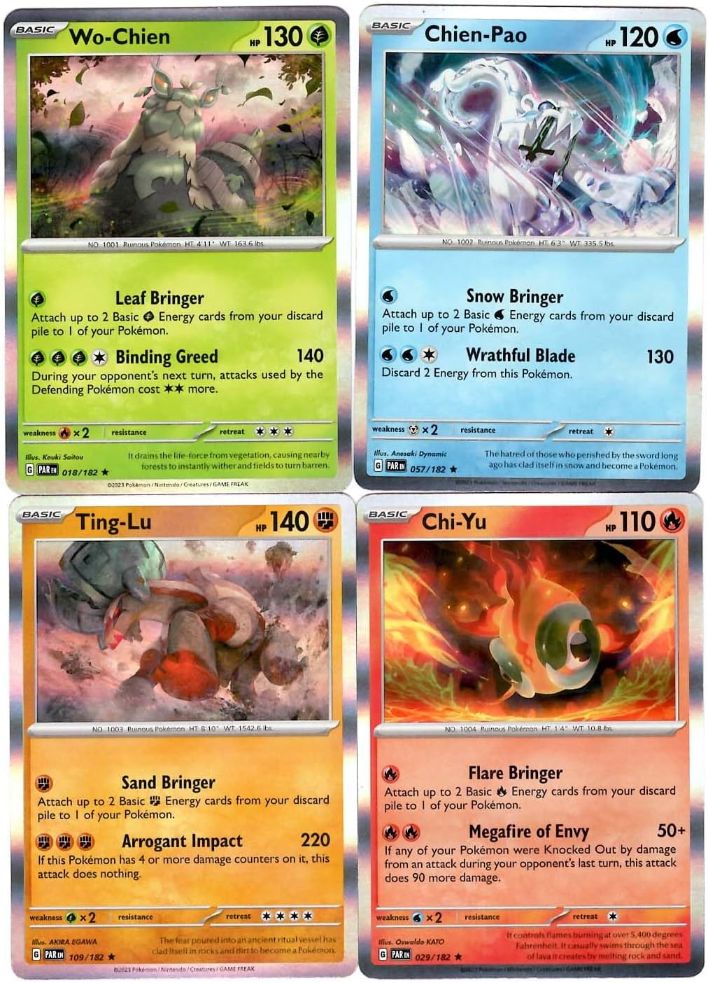 Amazon.com: Wo-Chien, Chien-Pao, Ting-Lu, and Chi-Yu - Paradox Rift ...