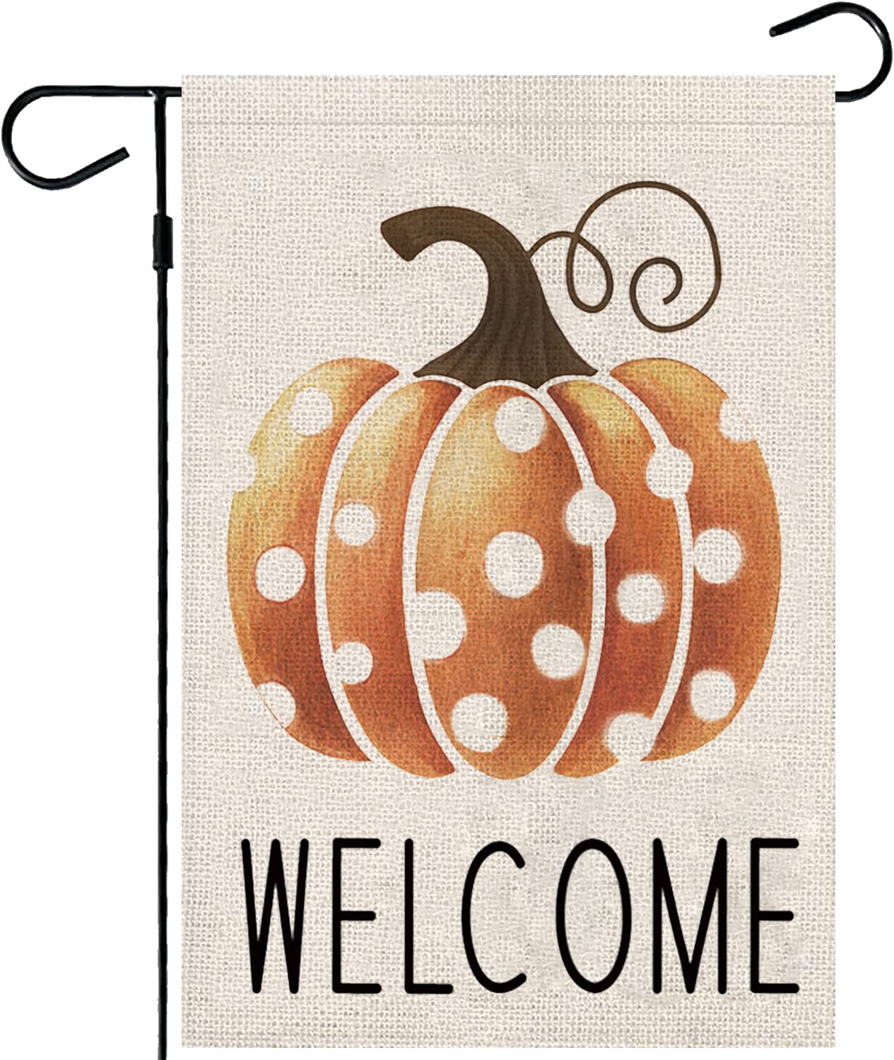 Snapklik.com : Fall Garden FlagWelcome Pumpkin Fall Flag ...