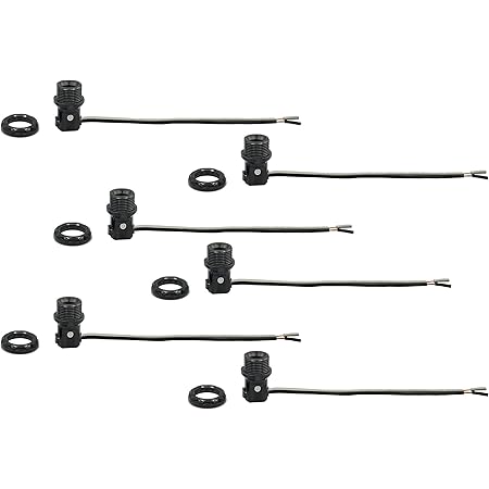 B&P Lamp® 4-Light, E12 Candelabra Socket Harness Set, Each with ...