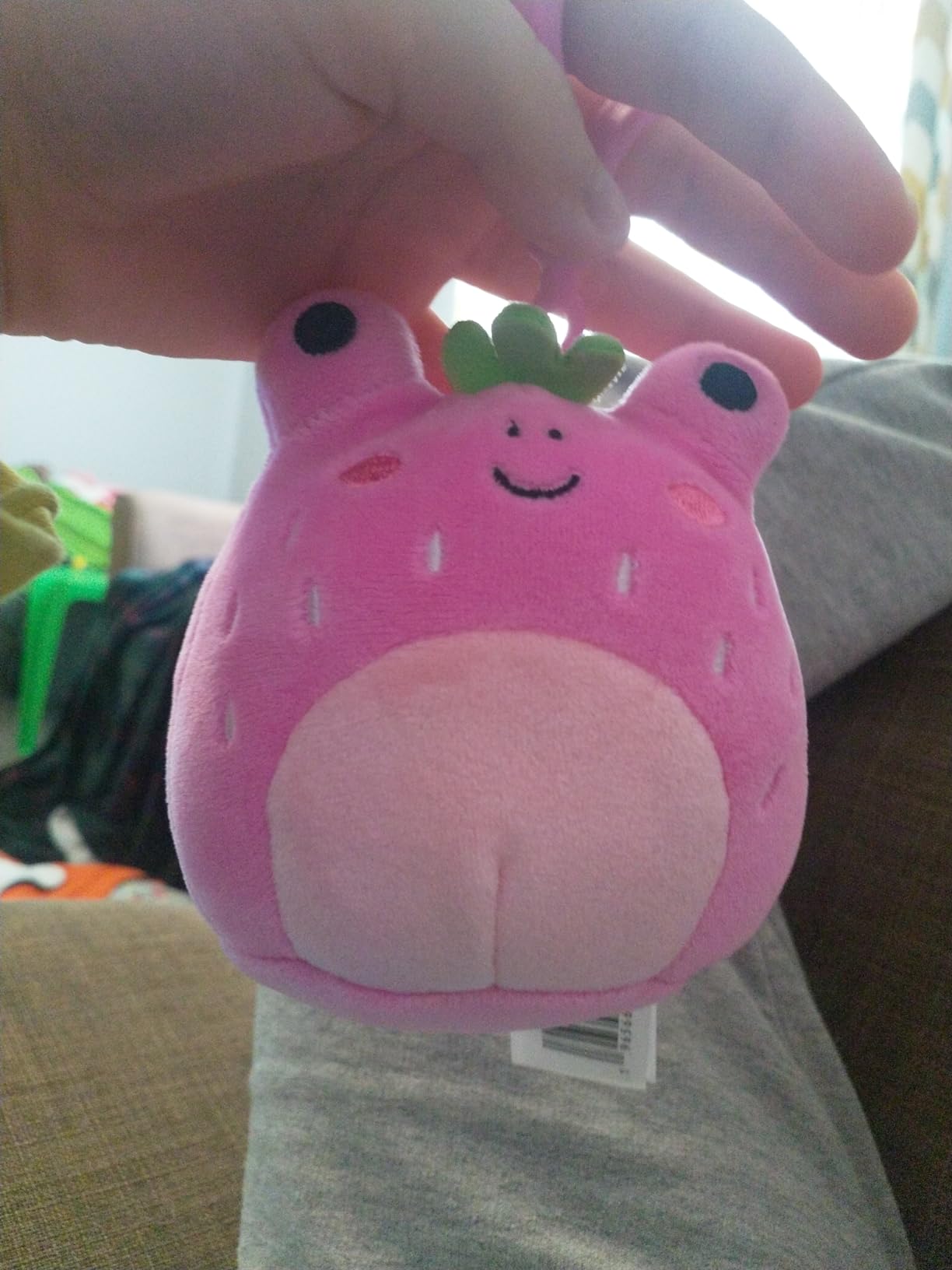 Claire's Squishmallows™ 3.5" Adabelle The Strawberry Frog Plush Toy ...