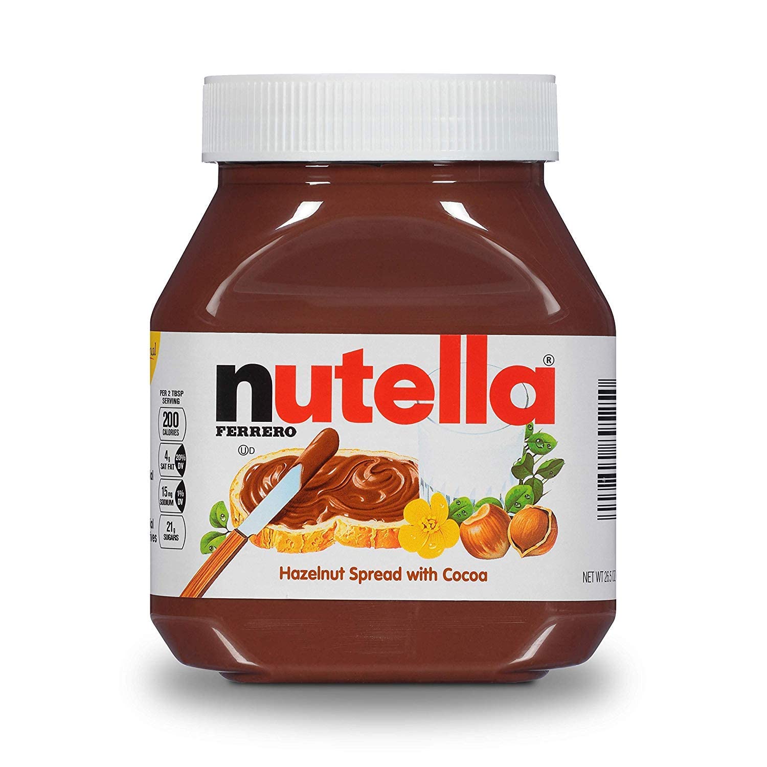Amazon.com : Nutella Chocolate Hazelnut Spread, Perfect Topping for ...