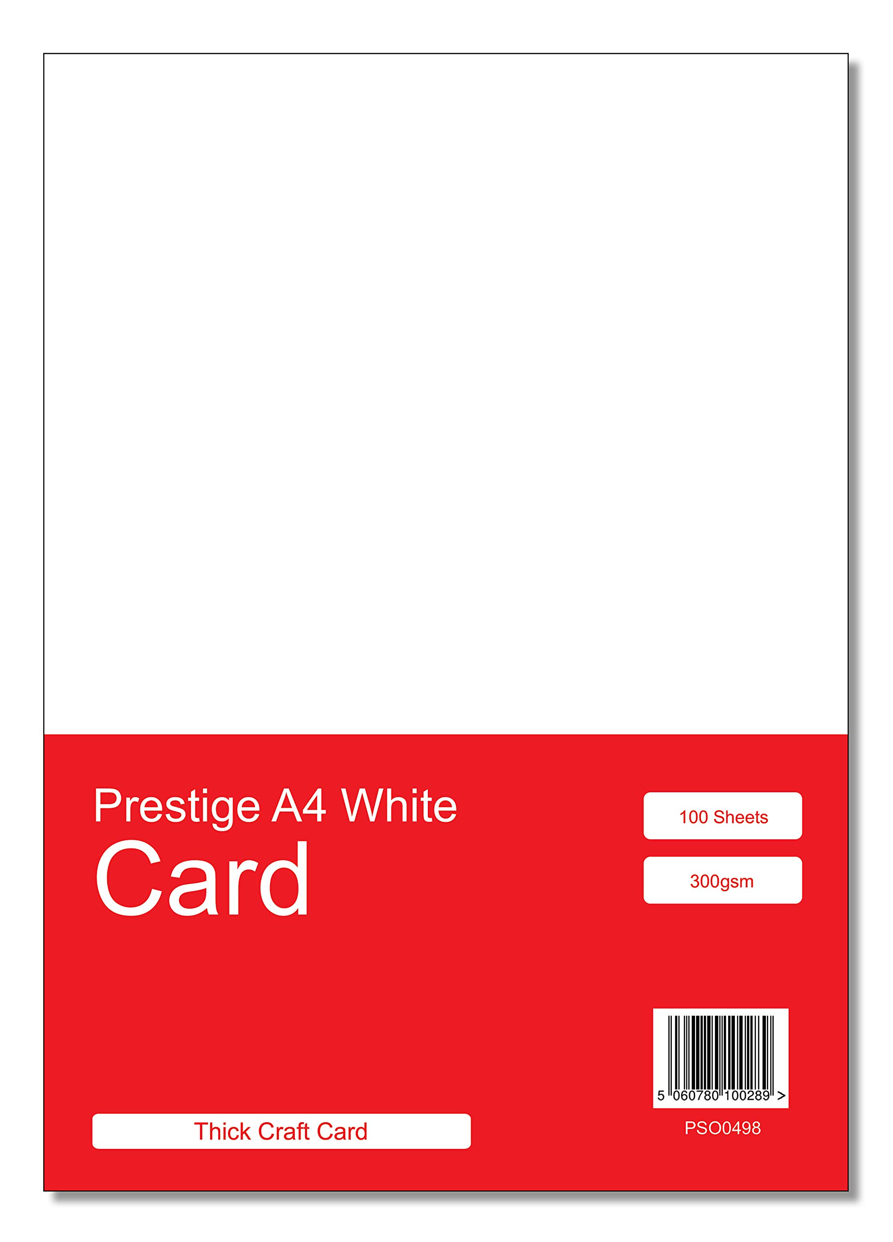Prestige A4 White 300gsm Craft Printing Card x 100 Sheets : Amazon.co ...