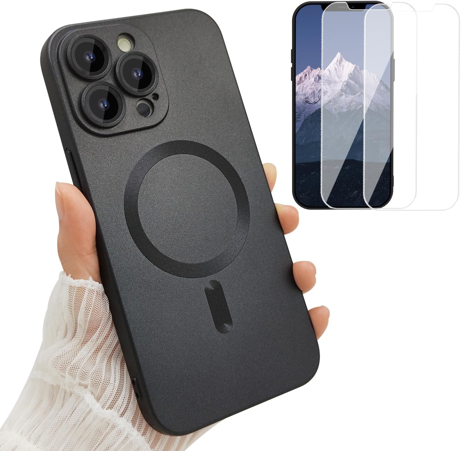 Amazon.com: ankofave Magnetic Case for iPhone 12 Pro Max Phone Case for ...