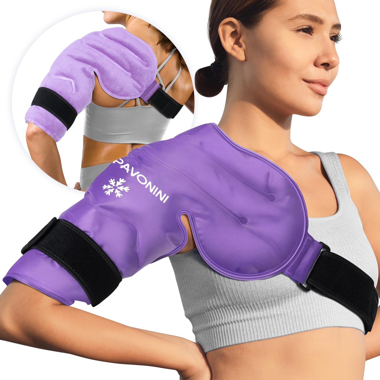 Amazon.com: KingPavonini Shoulder Ice Pack Rotator Cuff Cold Therapy ...