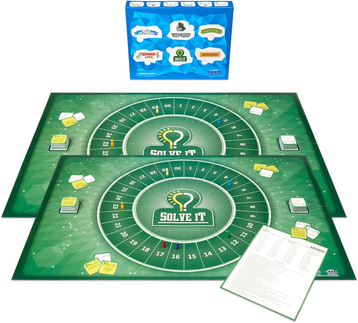 Amazon.com: Solve It Math Board Game : Toys & Games