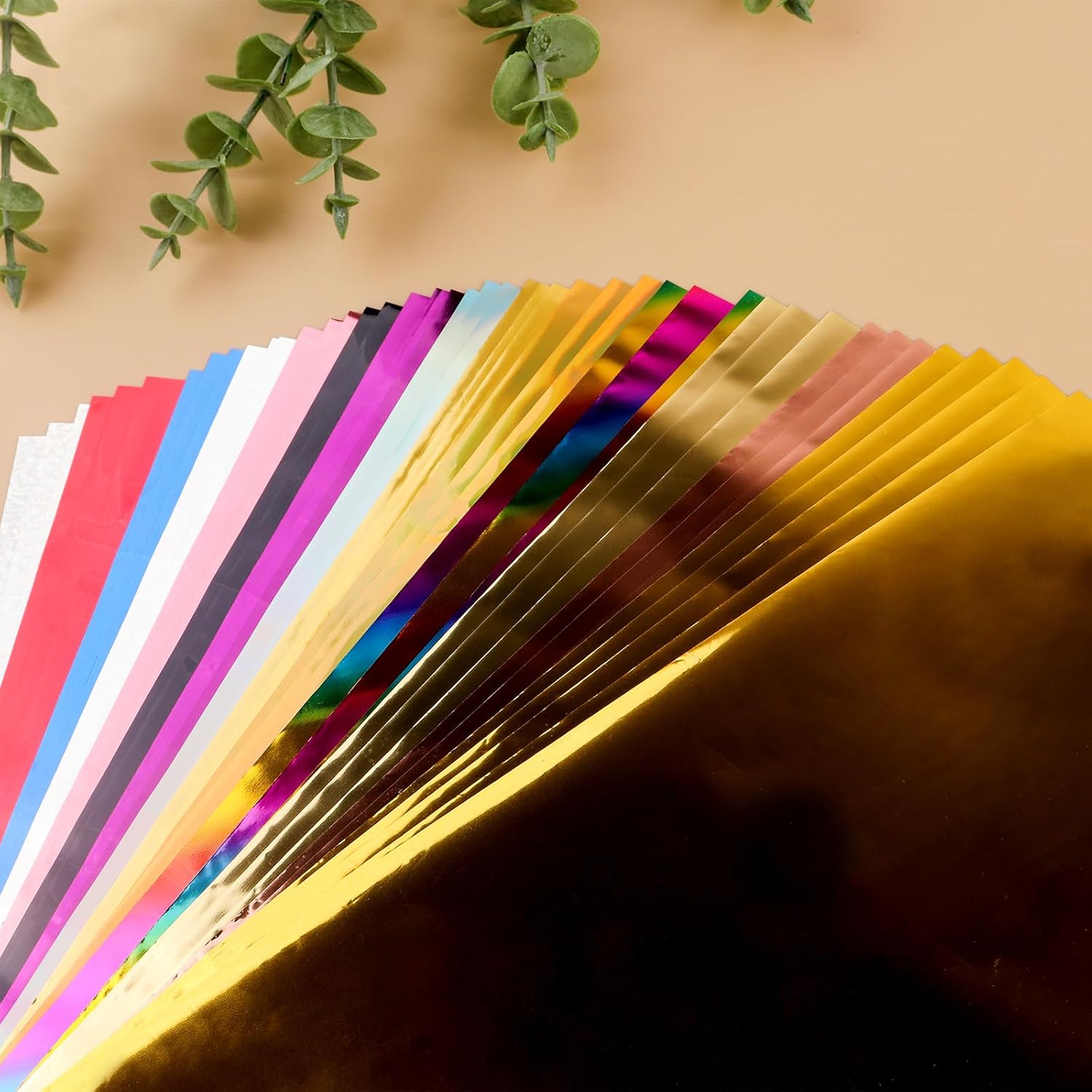 Amazon.com: Briartw Papel de Aluminio Termoadhesivo 20x29cm Paquete de ...