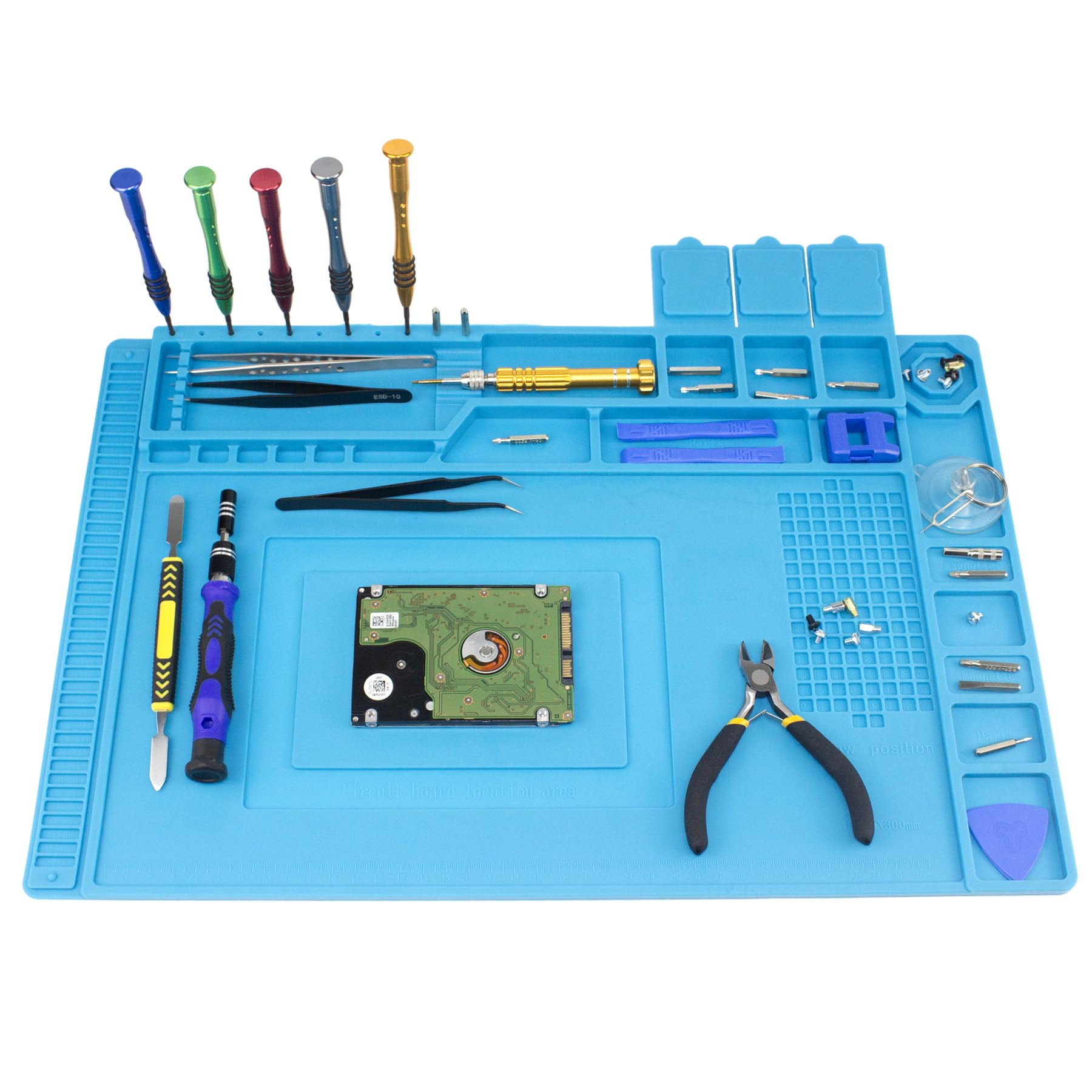 Magnetic Insulation Silicone Soldering Mat Magnetic Repair Mat, Heat ...