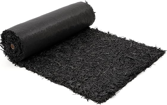 Amazon.com : Rubber Mulch Mat 8' x 2' Recycled Rubber Mulch,Versatile ...