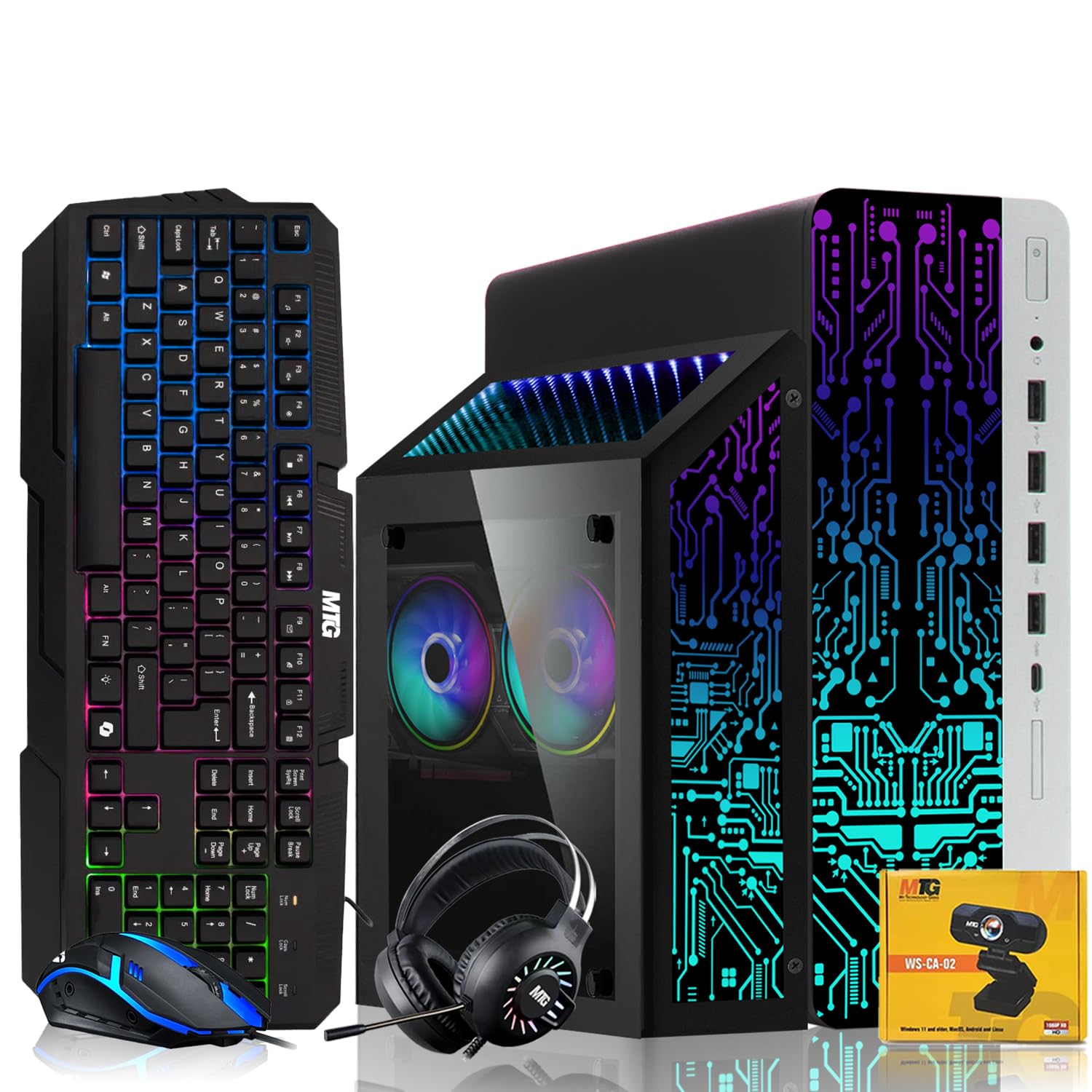 Amazon.com: HP G3 Gaming Desktop PC Bundle with Core i7 32GB RAM 1TB ...