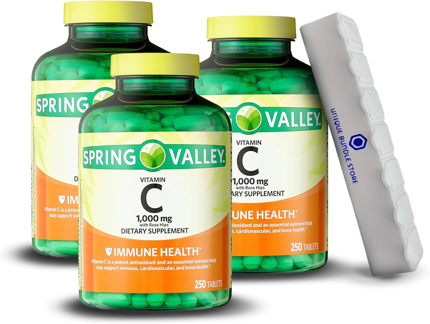 Amazon.com: Unique Bundle Store Spring Valley, Vitamin C with Rose Hips ...