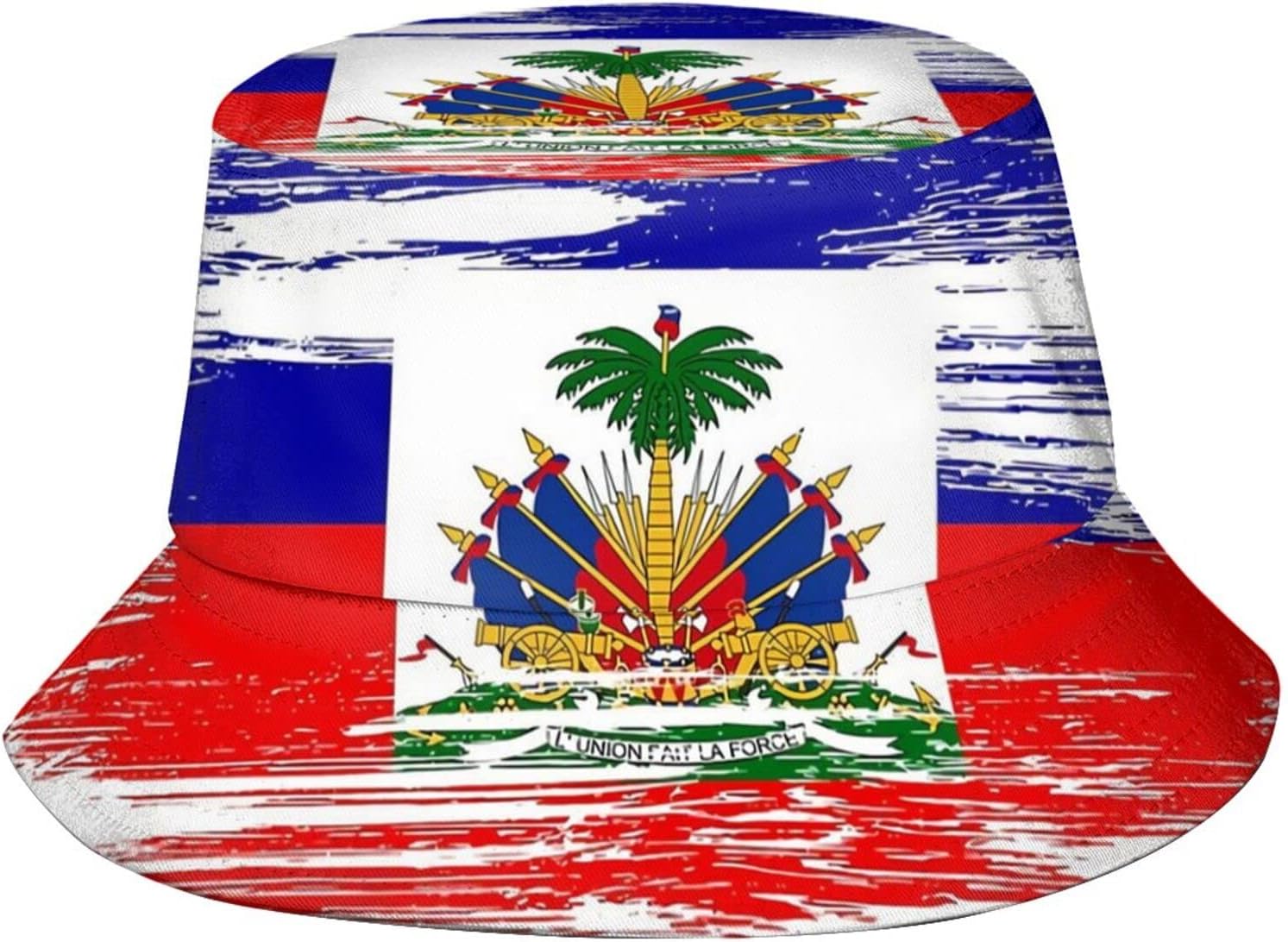 Amazon.com: Haiti Haitian Flag Bucket Hat Fashion Beach Sun Wide Brim ...