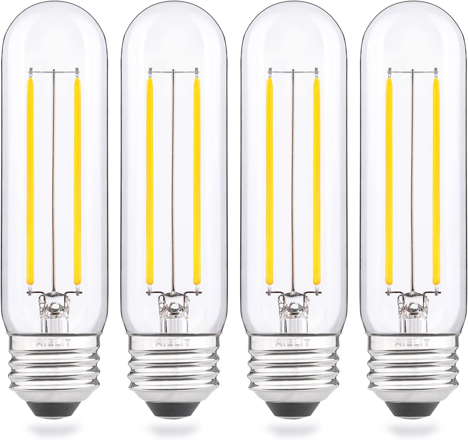 AIELIT E26 LED Tubular Light Bulb 25 Watt Equivalent, Bright White ...