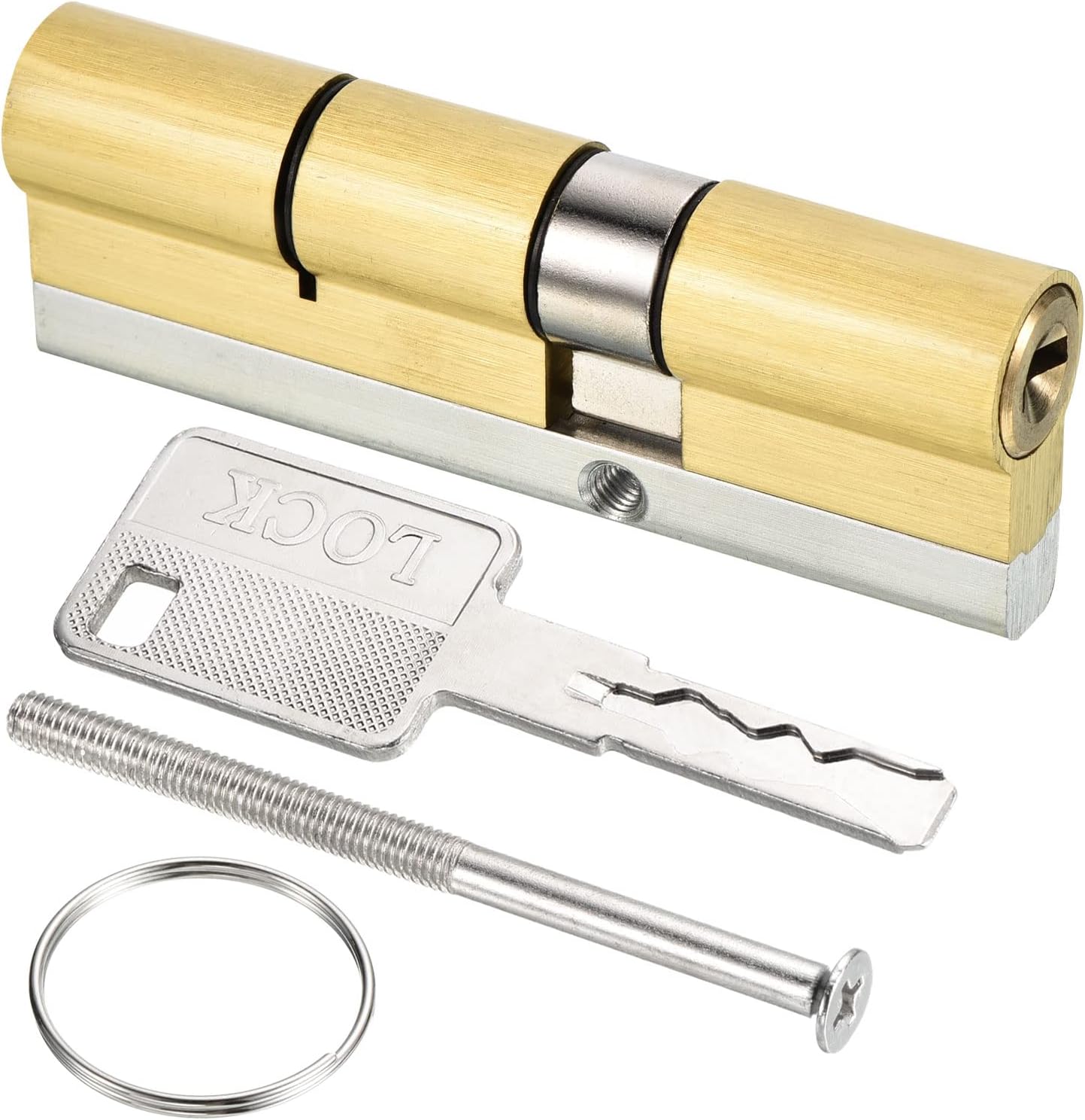 PATIKIL 35/55 (90mm Overall) European Double Lock Cylinder, Door ...