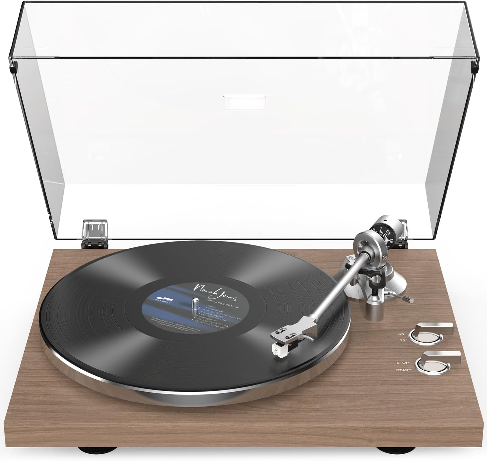 Amazon.com: Turntables Record Player with Wireless Output Connectivity ...